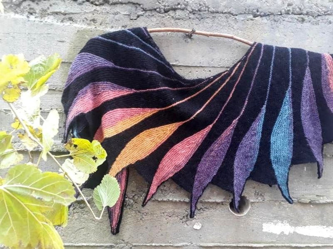 Knıt Shawl Wrap,papillon Shawl,art Shawl,wedding Shawl,knıt Scarf,gift ...
