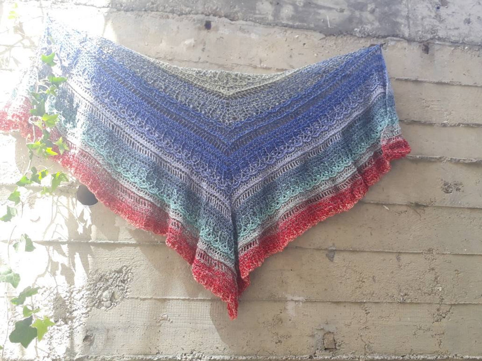 Crochet Lace Shawl,knit Wedding Shawl,papillon Shawl,crochet Boho ...