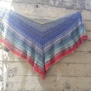 Crochet Lace Shawl,knit Wedding Shawl,papillon Shawl,crochet Boho ...