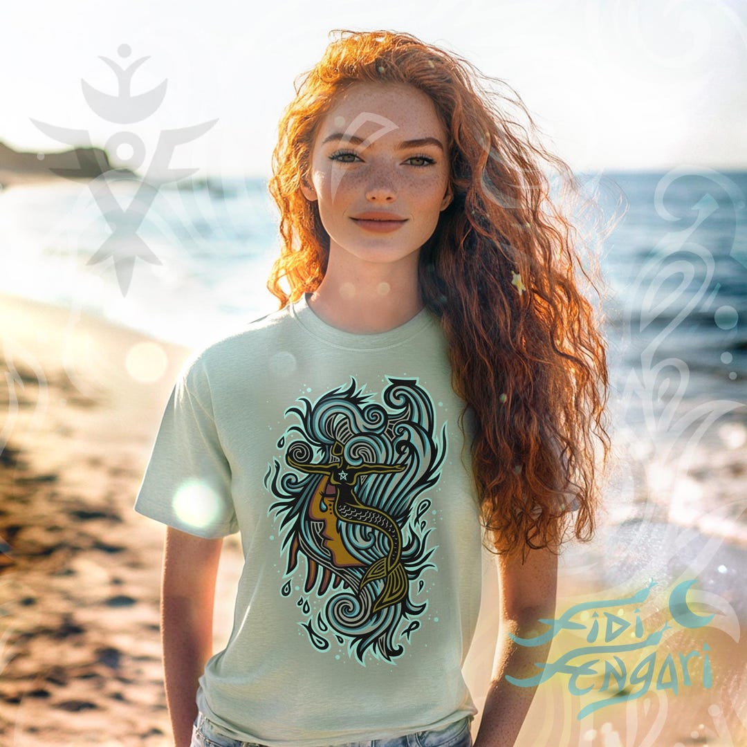 Sedna Sea Goddess T-shirt – Mermaid Ocean Inuit Myth Design - Etsy