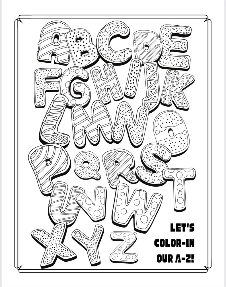 Printable ABC Worksheets - Preschool Pre-k + Tracing - Etsy