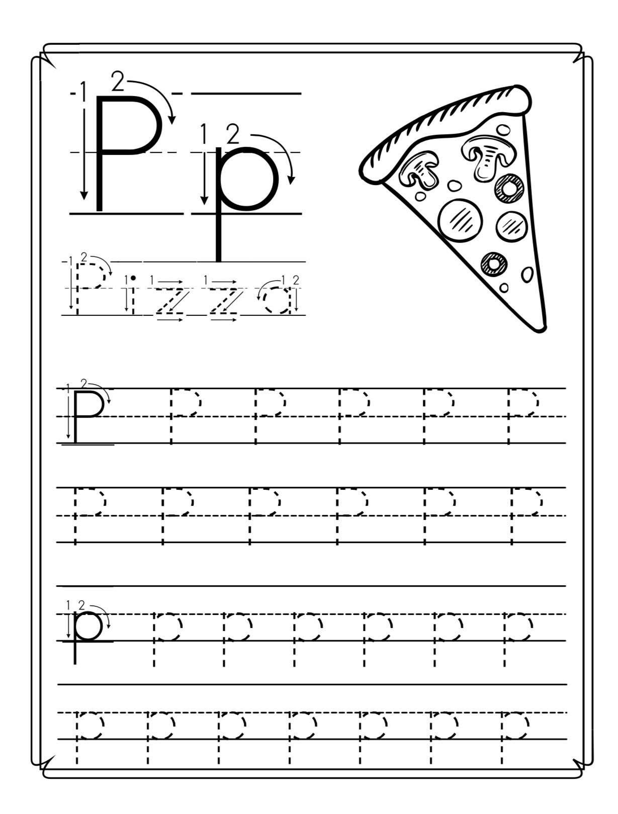 Printable ABC Worksheets - Preschool Pre-k + Tracing - Etsy