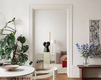 White Color Solid Fine Wool Tufted Area Rug for Bedroom Living - Etsy