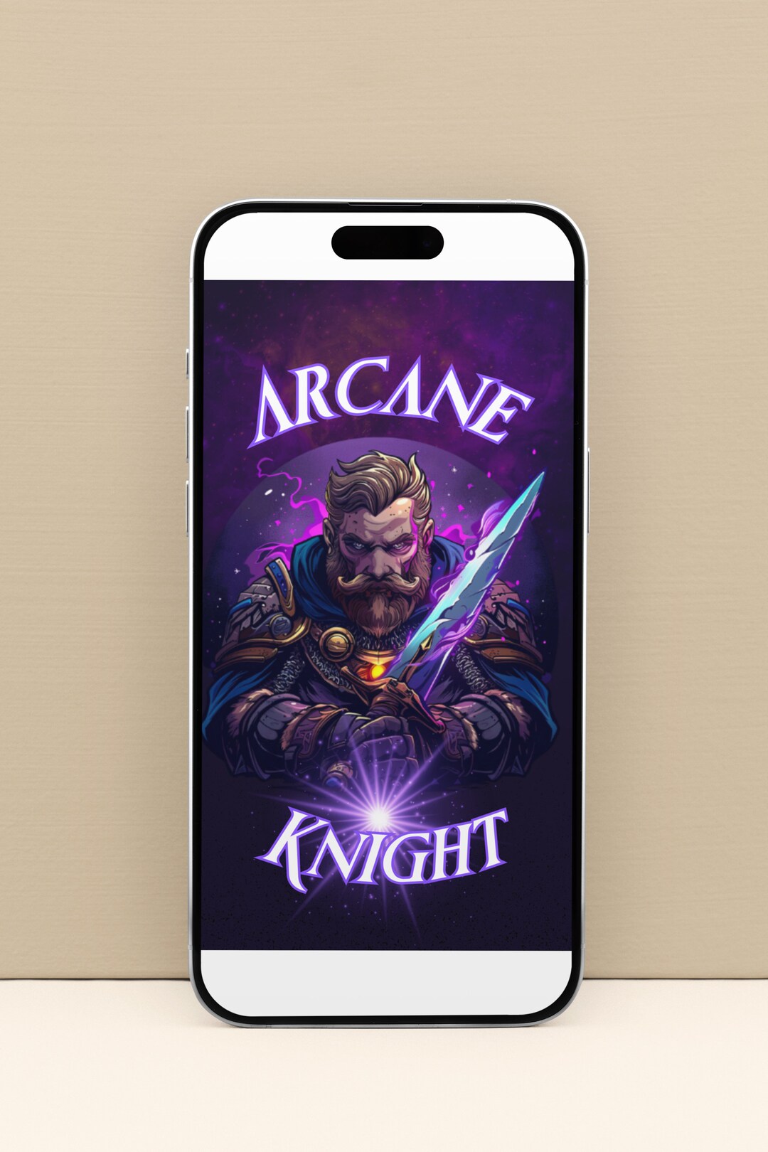 Arcane Knight D&D Class Phone Wallpaper - Etsy