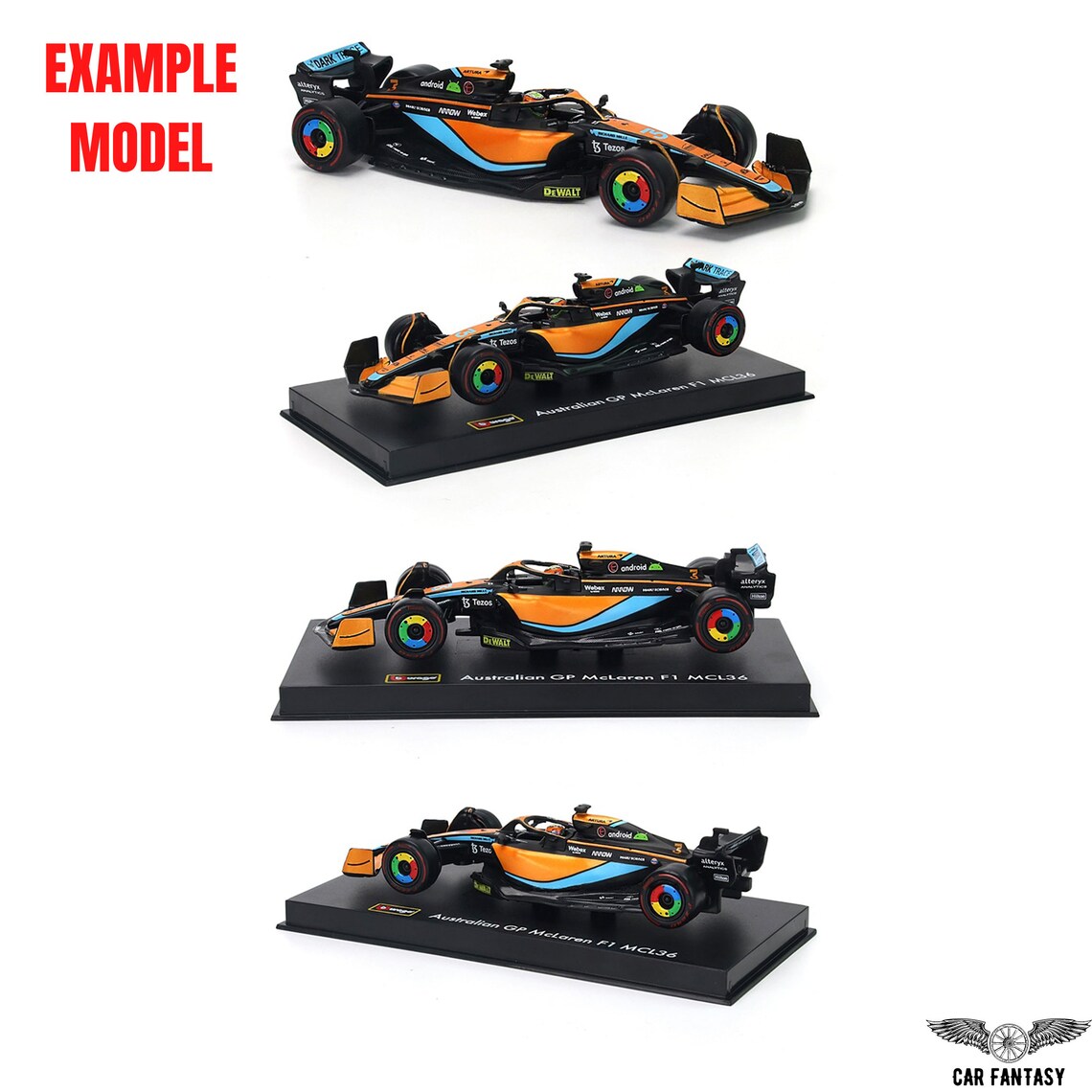 2022 Carlos Sainz Ferrari F1-75 F1 Car Model 1/43 Size (burago ...