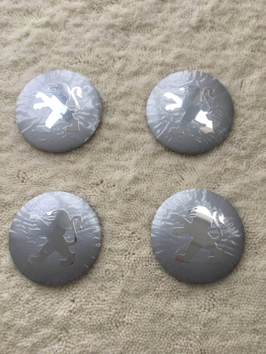 4 Pcs set 56mm-2.20 Inch Wheel Center Hub Caps Stickers for Peugeot ...