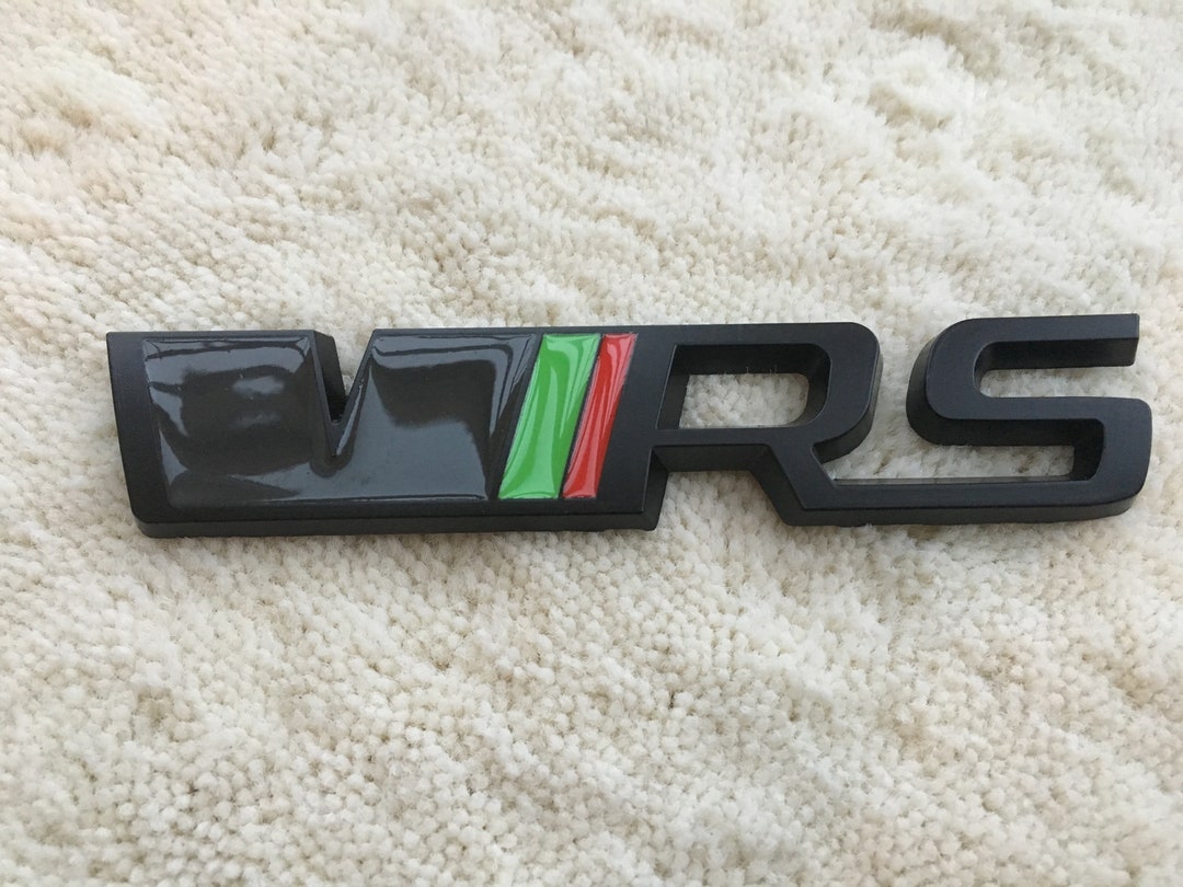1 Pcs Metal VRS Sticker for Skoda Black 125mm X 25mm 4.92 X - Etsy