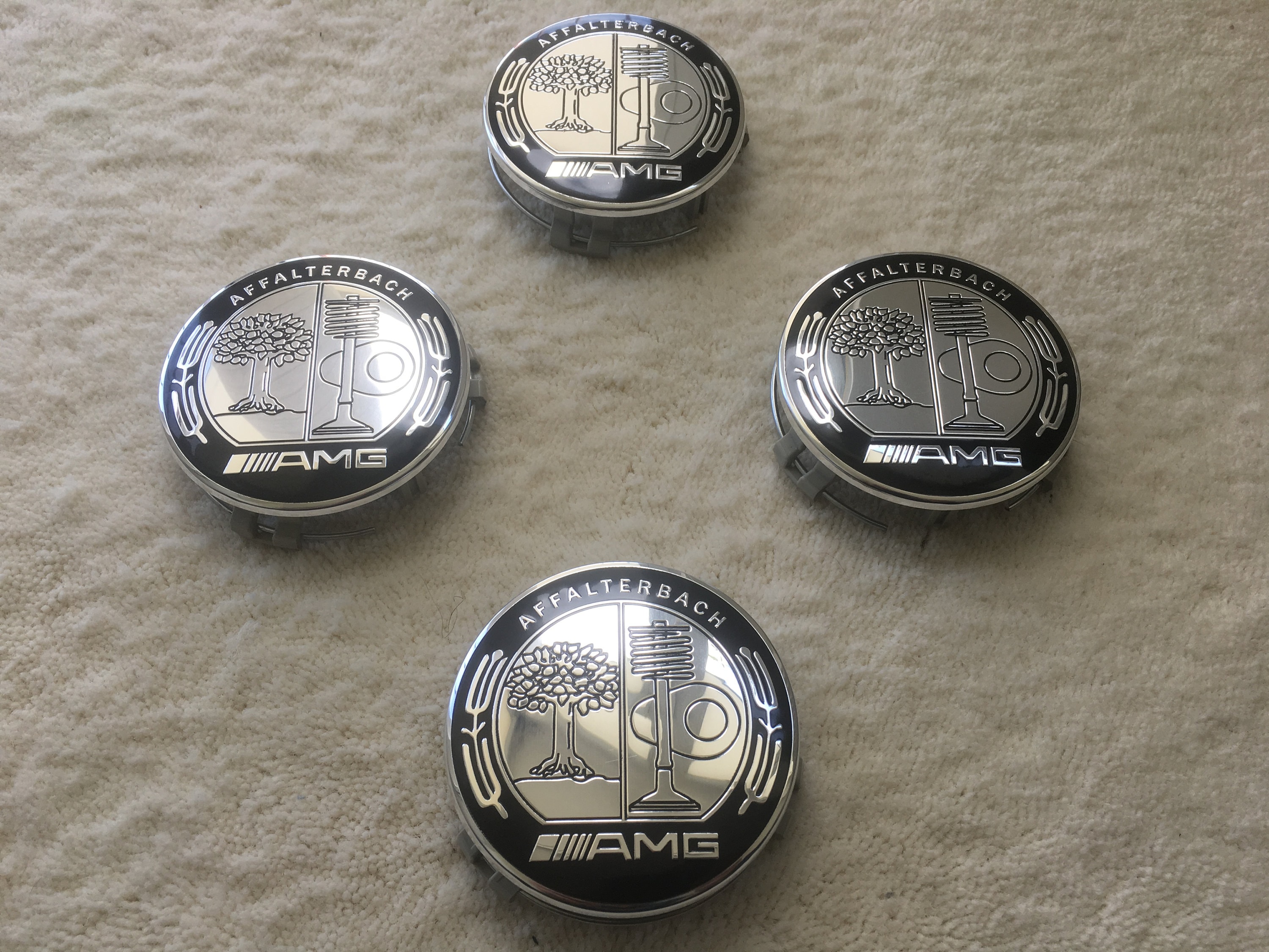 4 Pcs set Wheel Center Hub Caps for MERCEDES BENZ AMG - Etsy