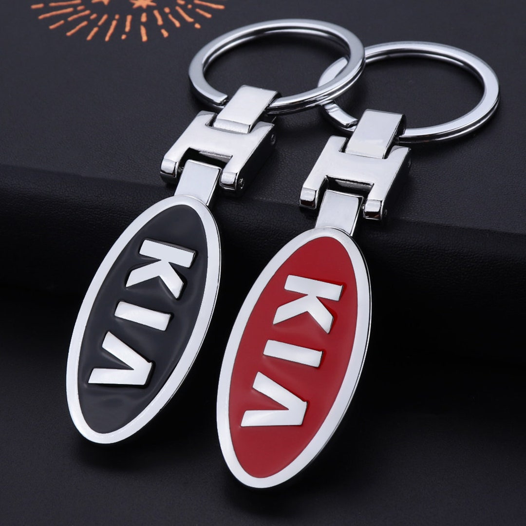 1 Pcs Double Sided 3D High Quality Metal Car Logo Keychain Keyring for ...