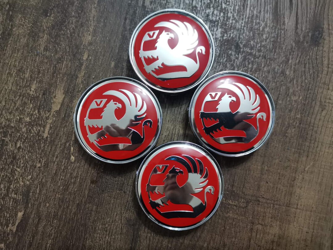 4 Pcs Set Red/silver 60mm 2.36 Inch Wheel Center Hub - Etsy