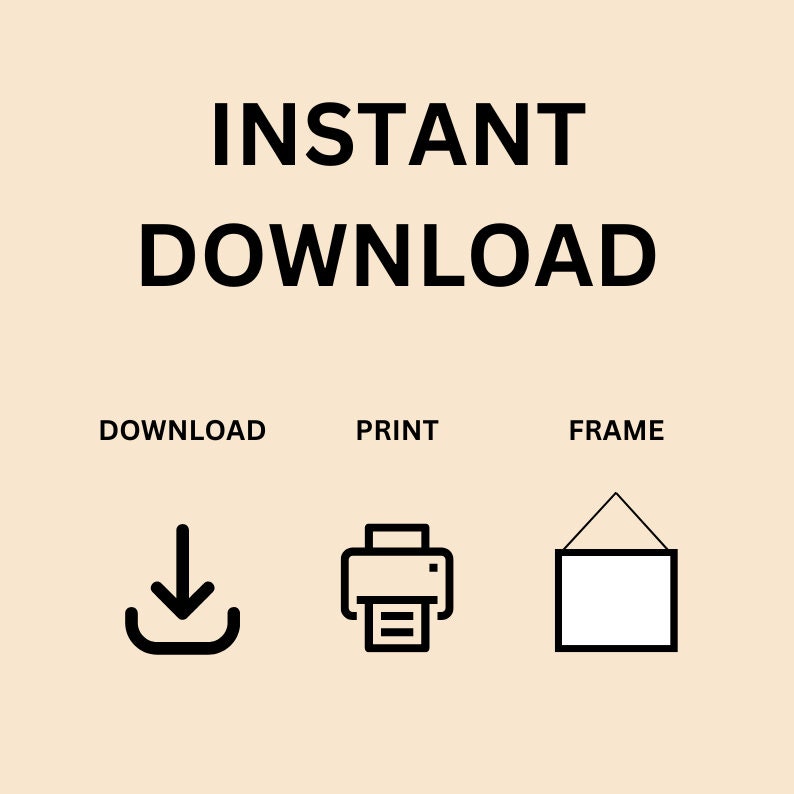 Minimal Set of Three - Digital Art Print - Wall Art - Printable ...