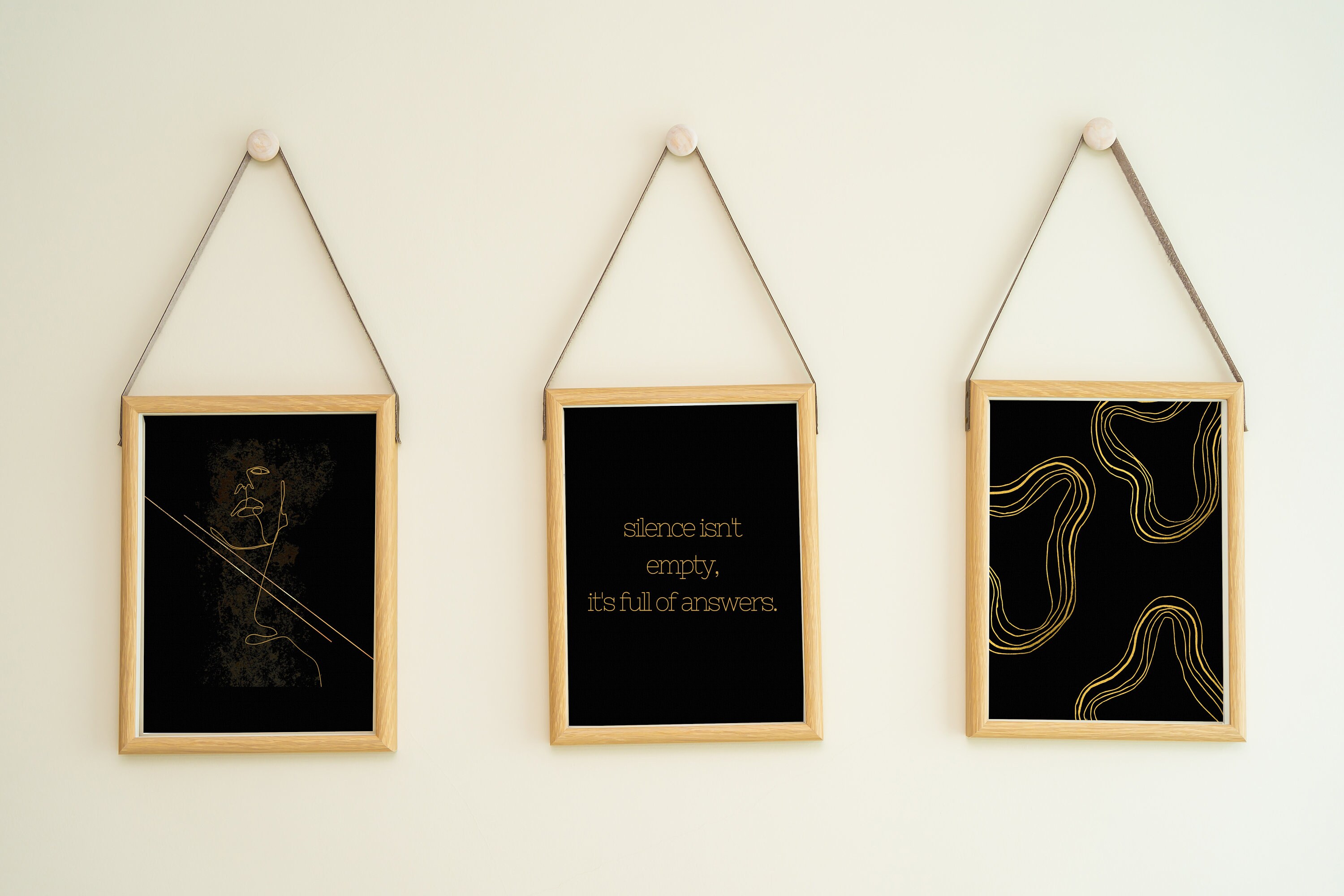 Minimal Set of Three - Digital Art Print - Wall Art - Printable ...