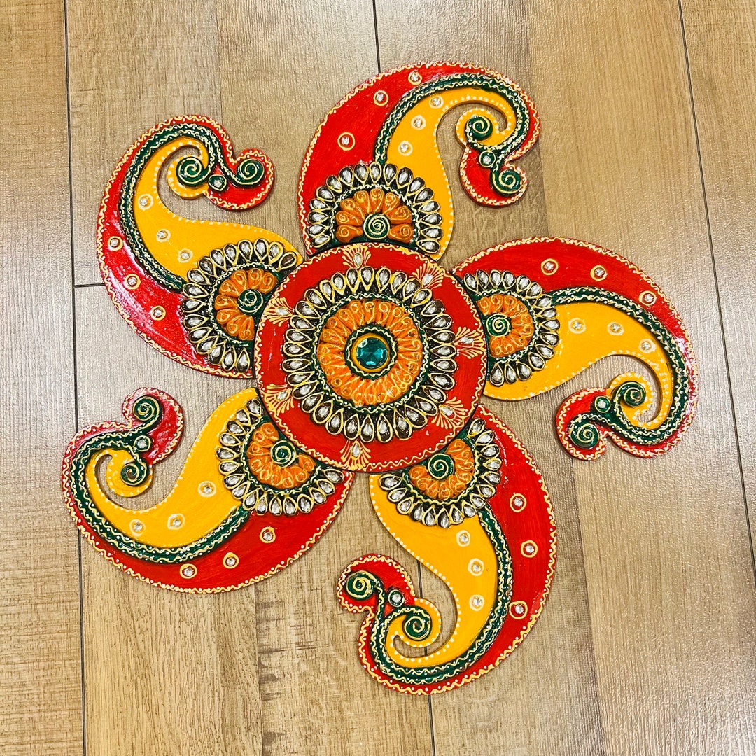 Wooden Rangoli, Diwali Rangoli, Indian Rangoli, Diwali Christmas ...