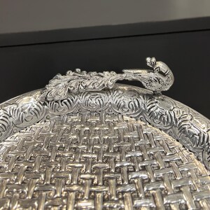 German Silver Karwa Chauth Thali Set: Indian Pooja Ritual Plate - Etsy