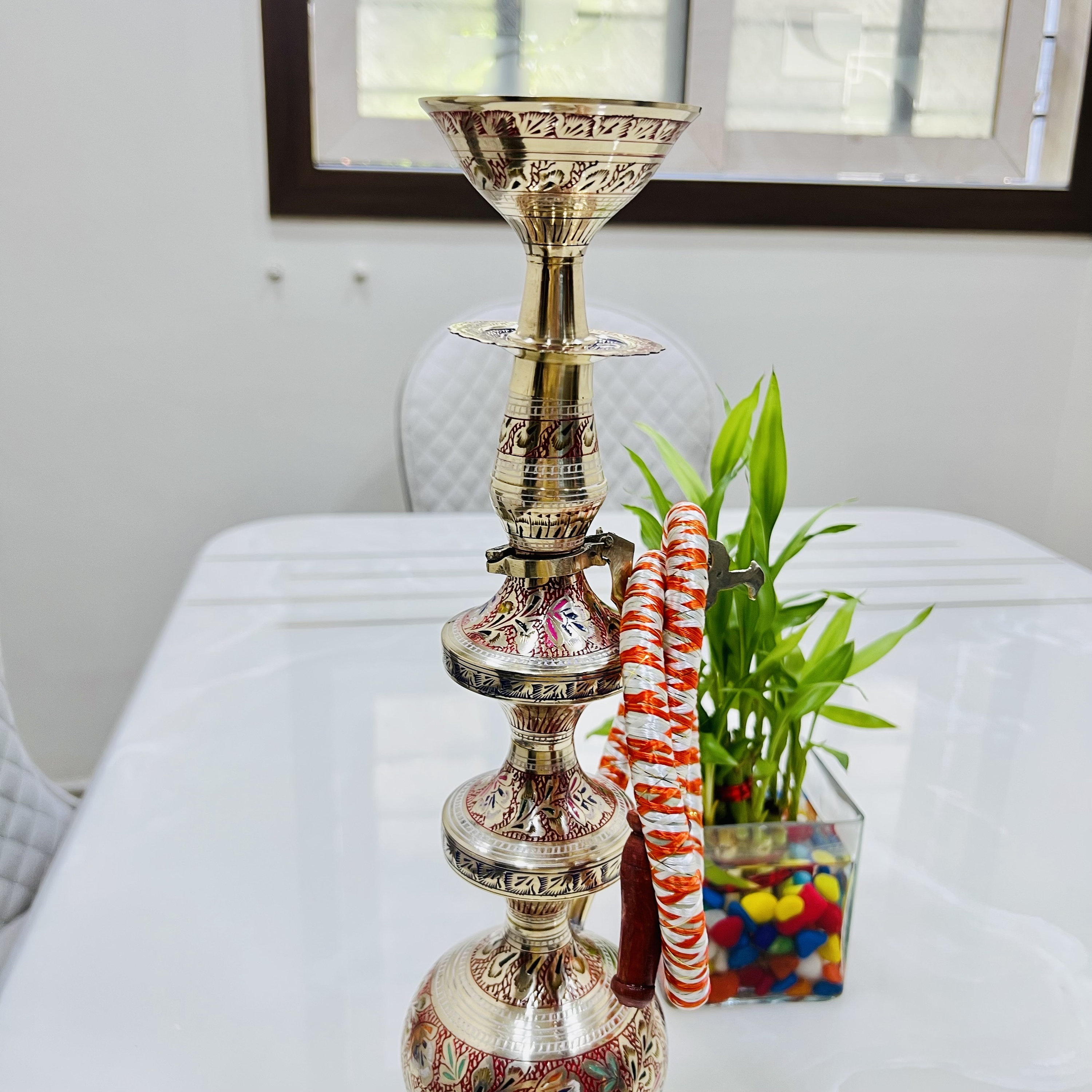 Vintage Cooper Turkish Hookah Set, Hand Engraved Hookah Set, Unique ...