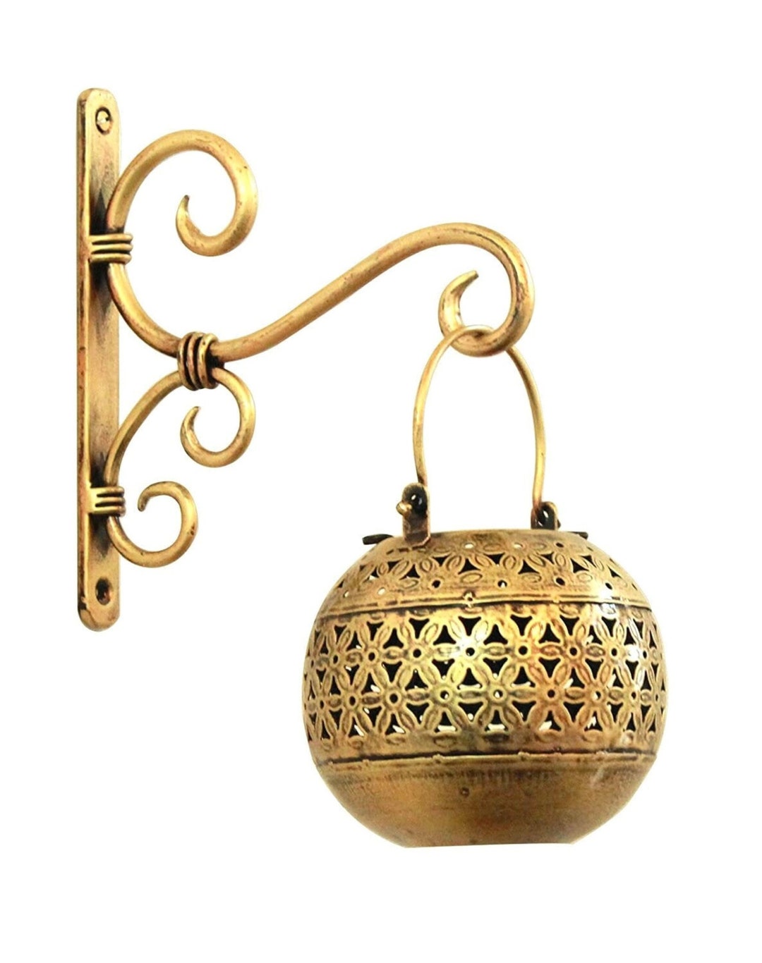 Wall Mounted Tealight Holder, Tealight Pot or Lantern With Hanger, Pot ...