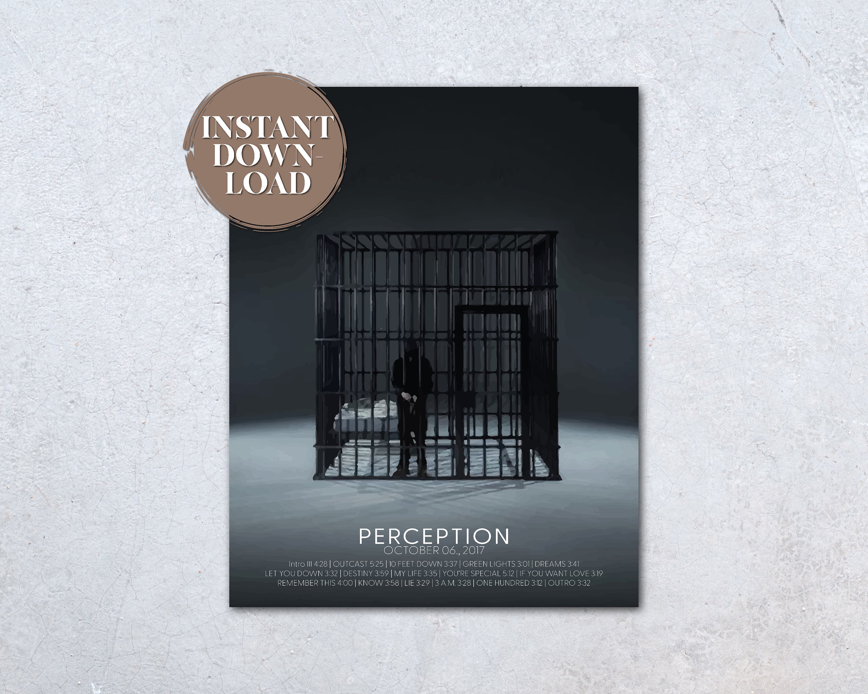 NF Perception Poster NF Art Gift for Music Lovers NF - Etsy