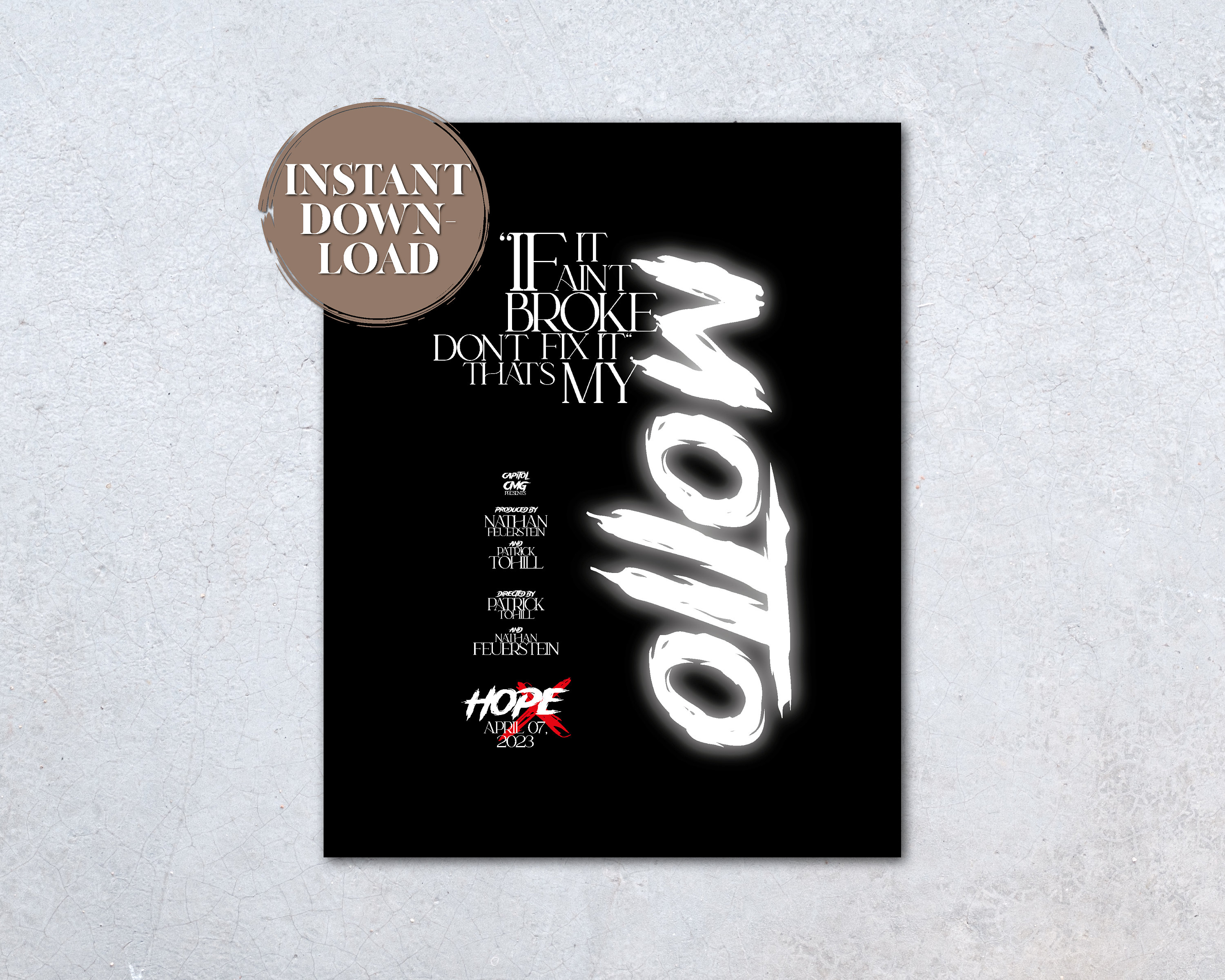 NF Hope Poster NF Art Gift for Music Lovers NF Merch Gift for Him Gift ...