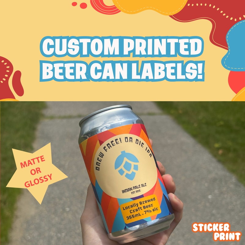 Can Labels - Etsy