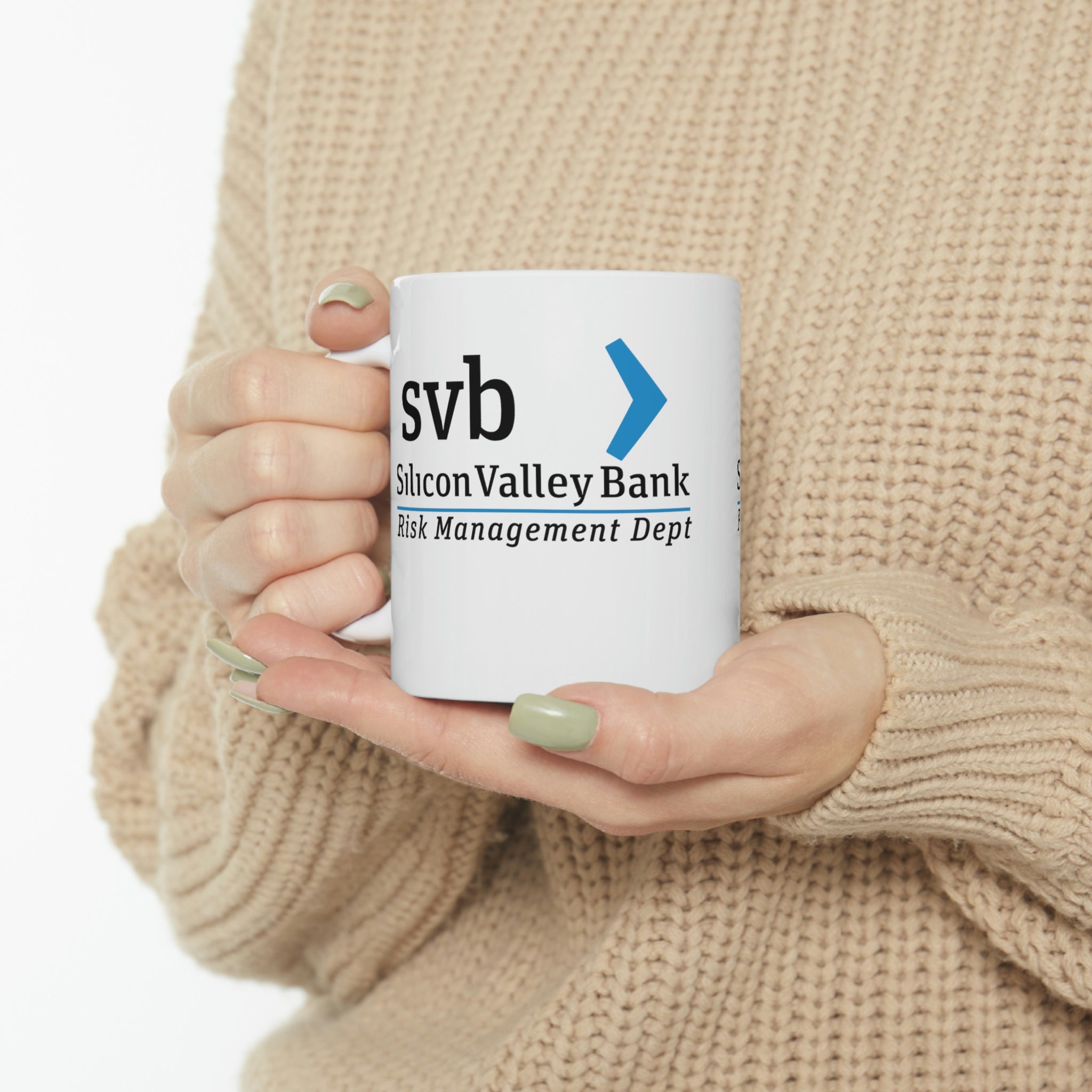 Silicon Valley Bank Risk Management Department Mug ,SVB Funny Finance ...