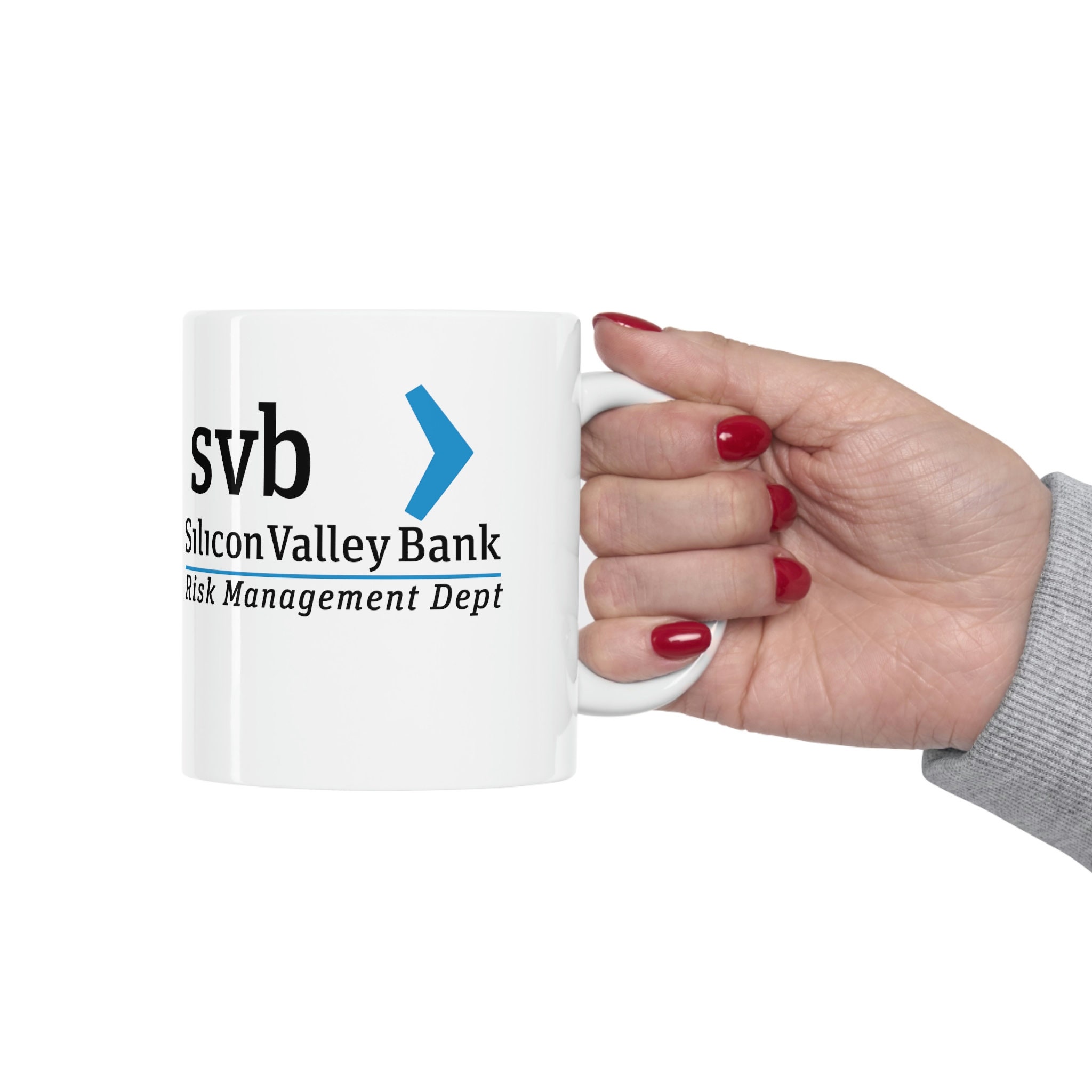 Silicon Valley Bank Risk Management Department Mug ,SVB Funny Finance ...