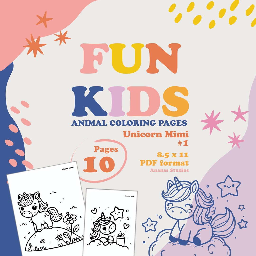 Coloring Pages Unicorn Mimi Coloring Coloring for Kids Adult Coloring ...
