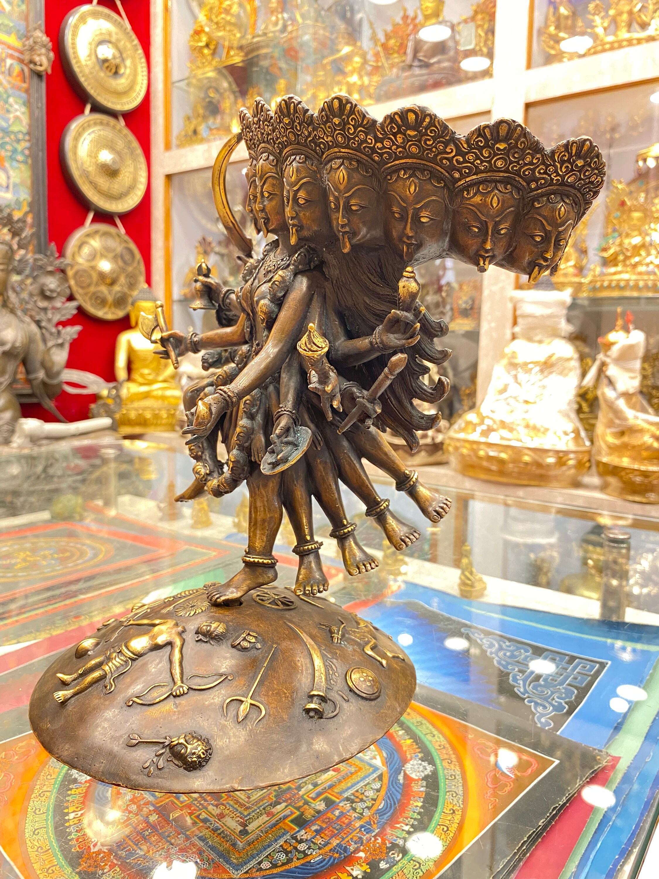 30cm, Statue of Kali, Battle Kali, Rare Find, Handmade in Nepal - Etsy ...
