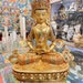 33cm, Aparimita Statue, Full Fire Gold Plated, Face Painted, Stone ...