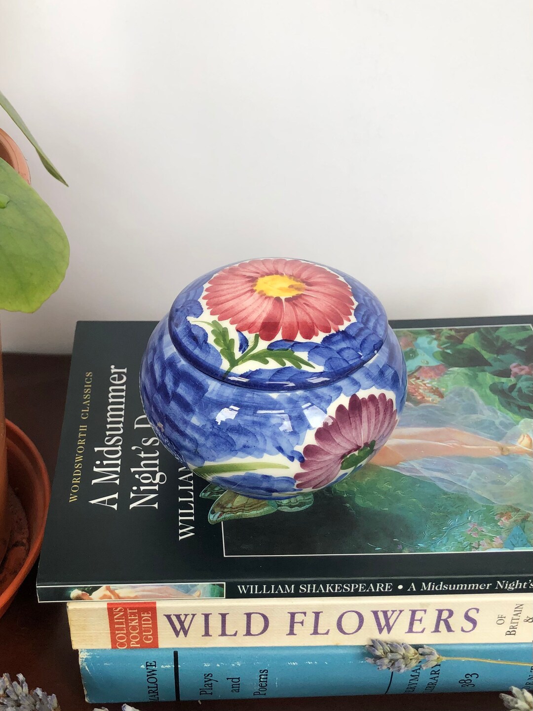 Handmade Floral Cyprus Trinket Pot - Etsy UK