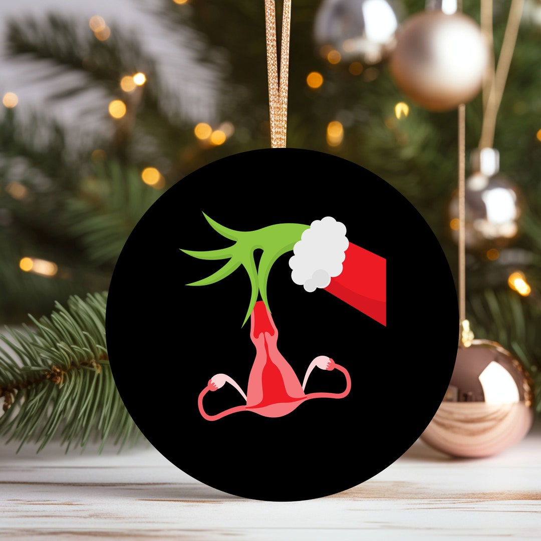 Funny Uterus Christmas Ornament Nurse Midwife Doula Gift Feminism ...