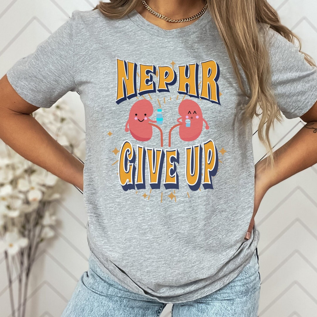 Dialysis Nurse Shirt Nephrology Crew Tshirt for Rns Kidney Disease Tee ...