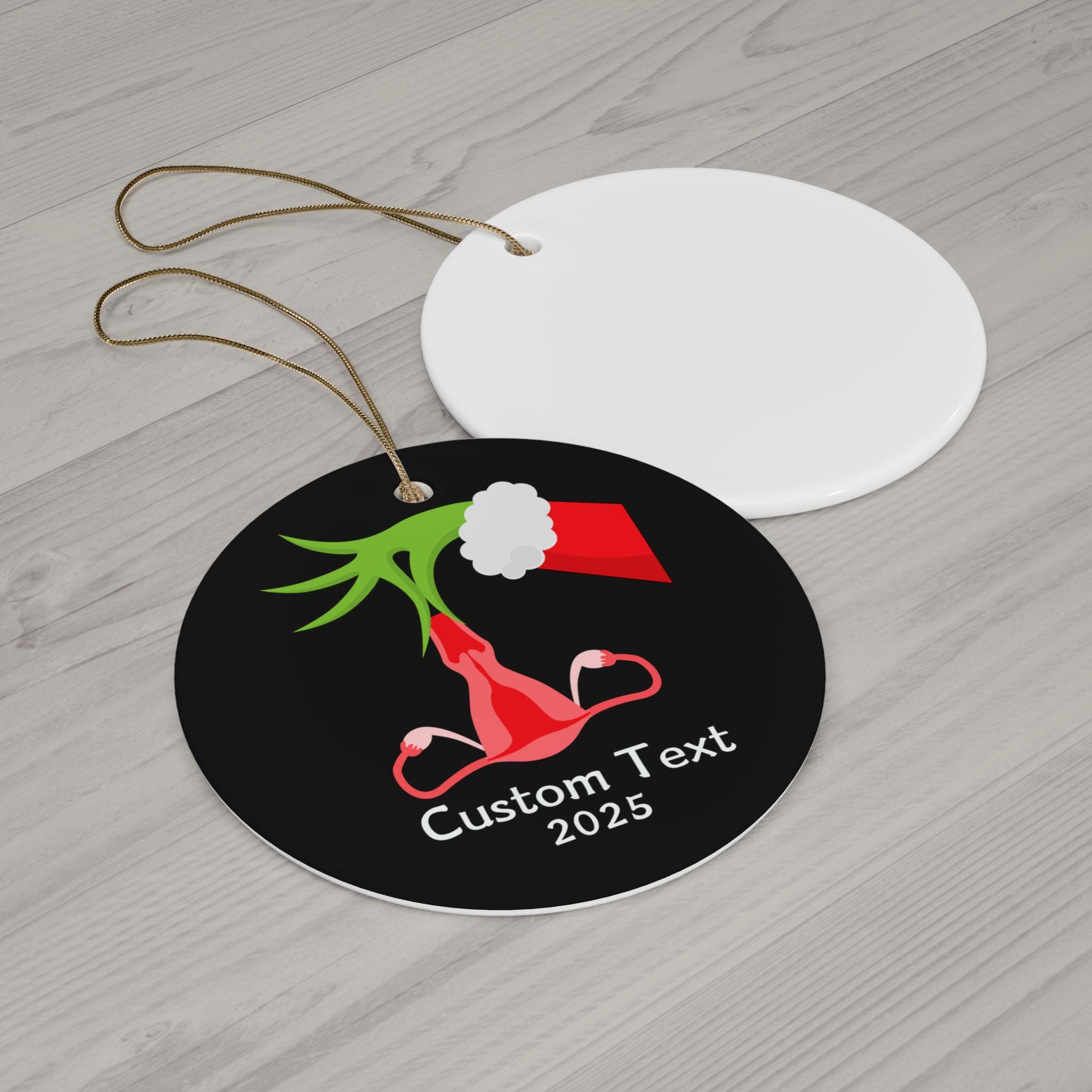 Funny Uterus Christmas Ornament Nurse Midwife Doula Gift Feminism ...
