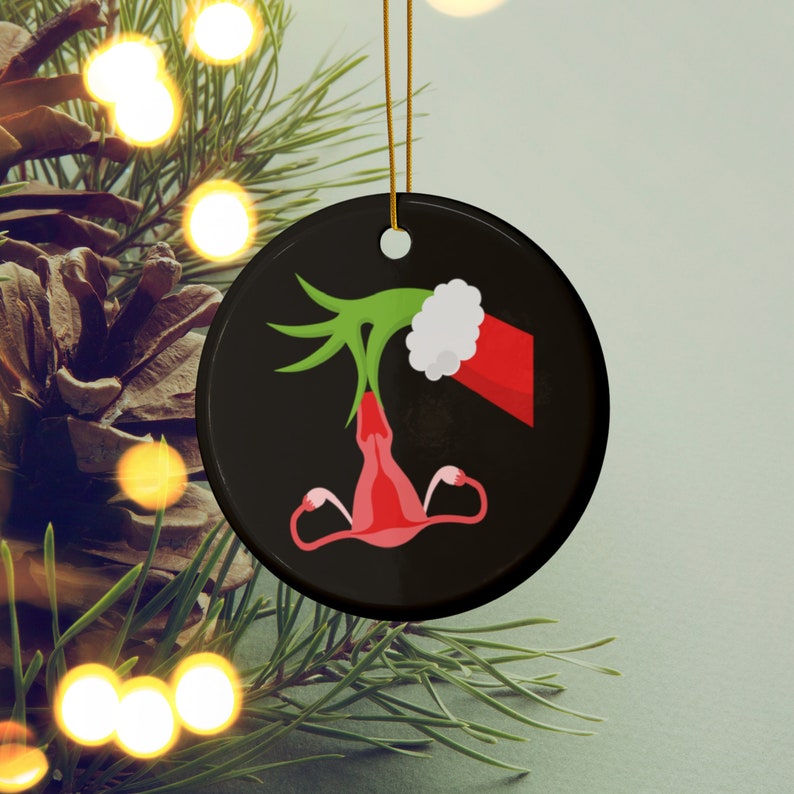 Funny Uterus Christmas Ornament Nurse Midwife Doula Gift Feminism ...
