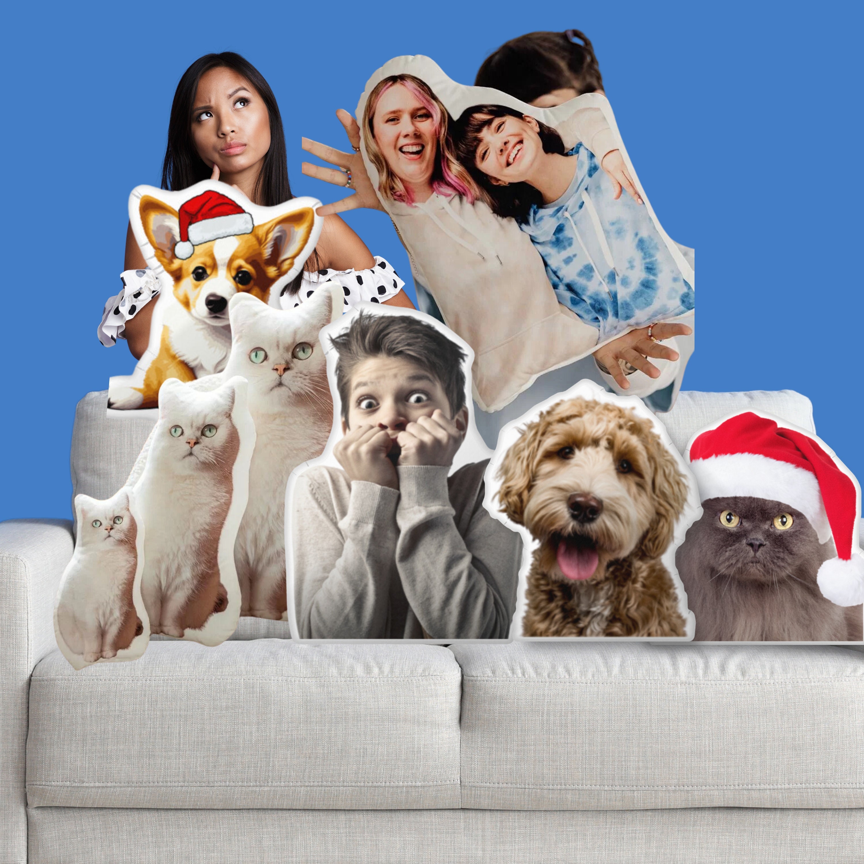 Custom Shaped Pillow From Photo Personalized Custom Pet Gift, Child ...