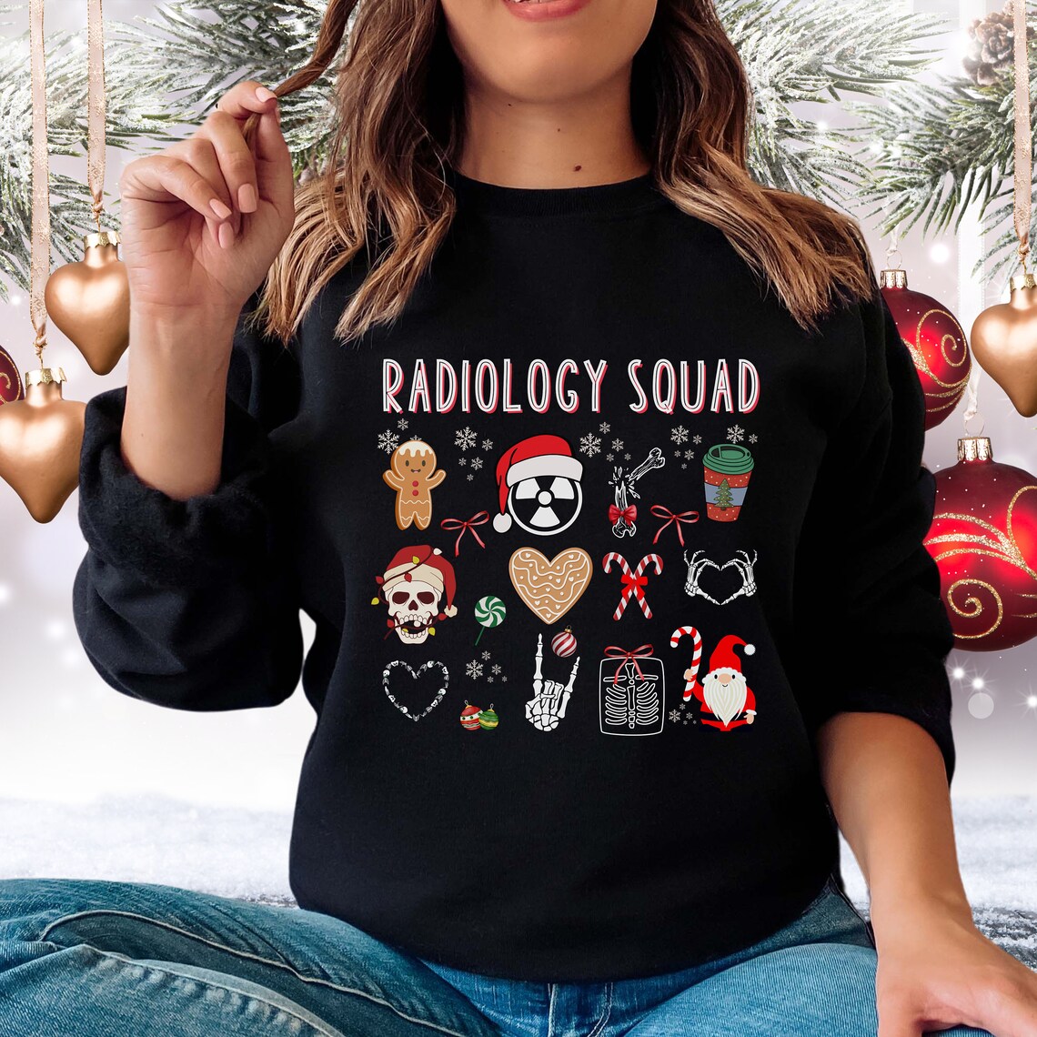 Christmas Radiology Sweatshirt: RAD Tech Crewneck Gift - Etsy