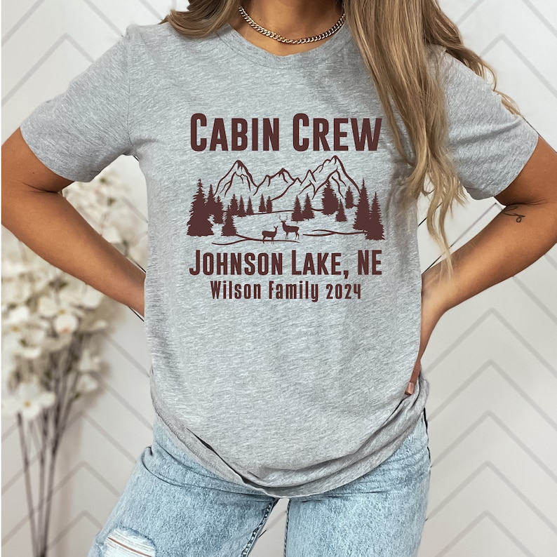 Custom Family Cabin Trip Shirts: Personalized Mountain Vacation Tees - Etsy