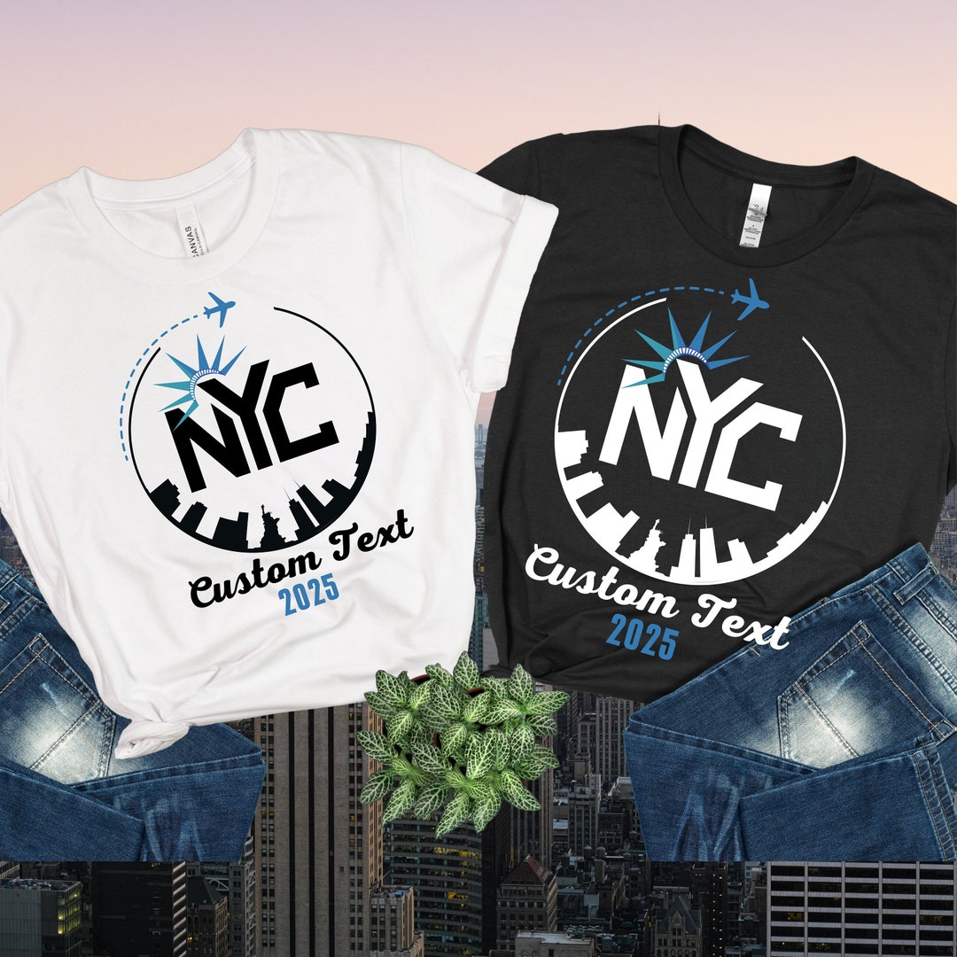 Personalized New York City Family Vacation Matching Shirts Custom Bachelor Girls Trip ...