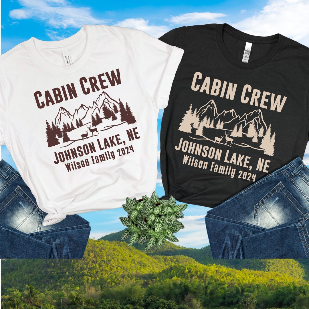 Custom Family Cabin Trip Shirts: Personalized Mountain Vacation Tees - Etsy