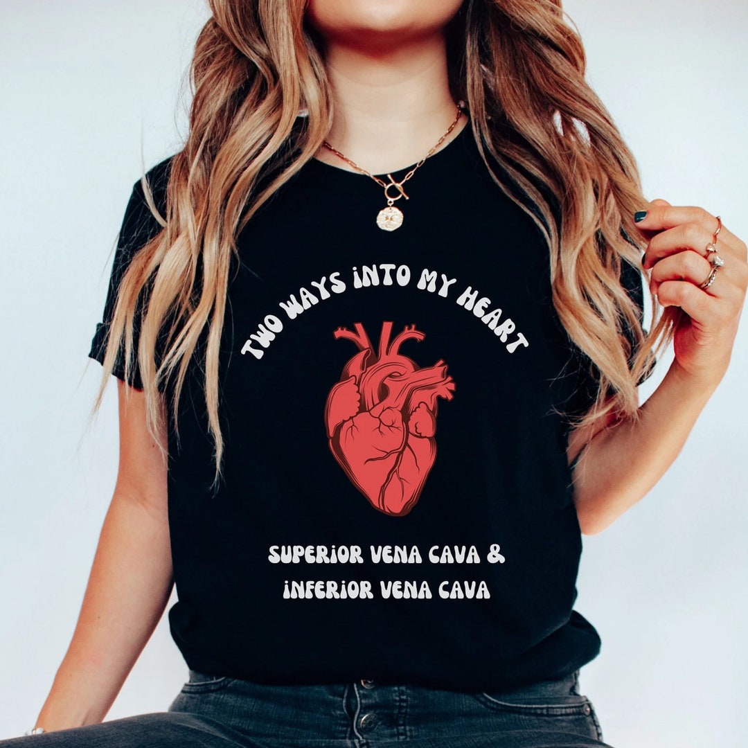 Anatomical Heart Tee: Cardiac Nurse RN Shirt, Cardiology Gift - Etsy