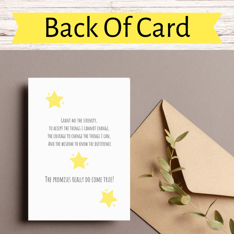 2 Years Sober Card, Congratulations on Two Years Sobriety, Recovery ...