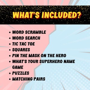 Superhero Activity Pack for Kids, Superhero Activities and Games for ...