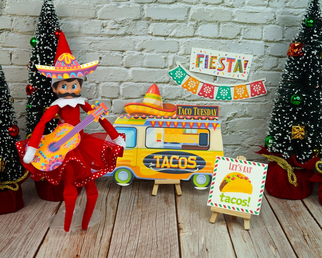 Cinco De Mayo, Elf Prop, Taco Tuesday, Mexican Fiesta, Party Prop ...