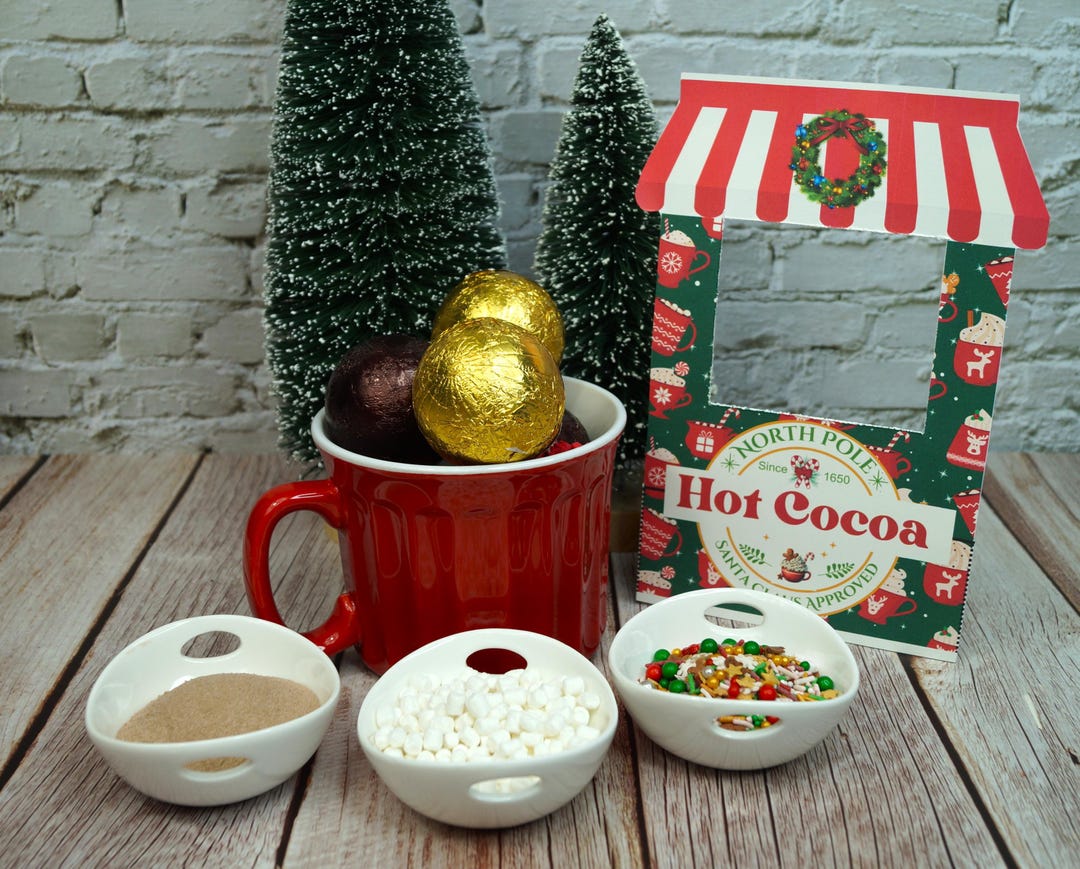 Hot Cocoa Booth, Hot Cocoa, Elf Ideas, Elf Prop, Christmas Elf, Elf ...