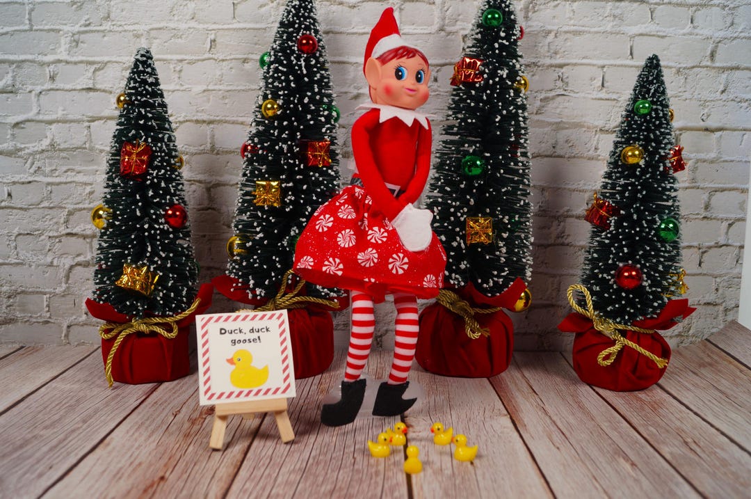 Duck, Duck, Goose : Elf Christmas Scene Props - Etsy