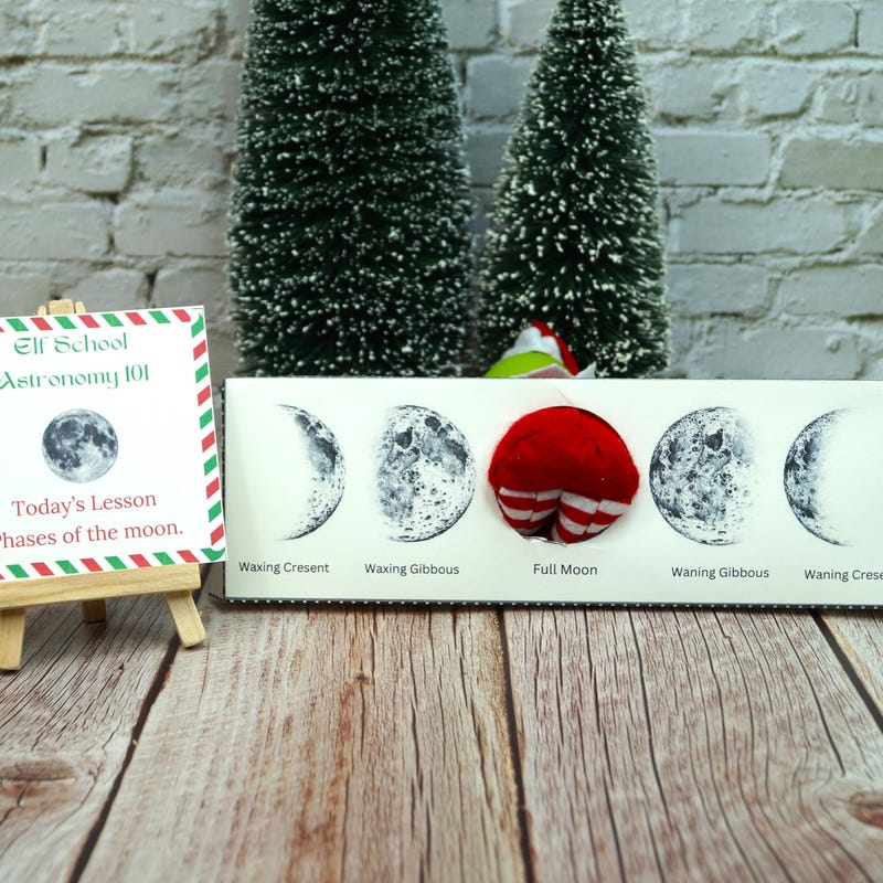 Elf on the Shelf Phases of the Moon - Etsy