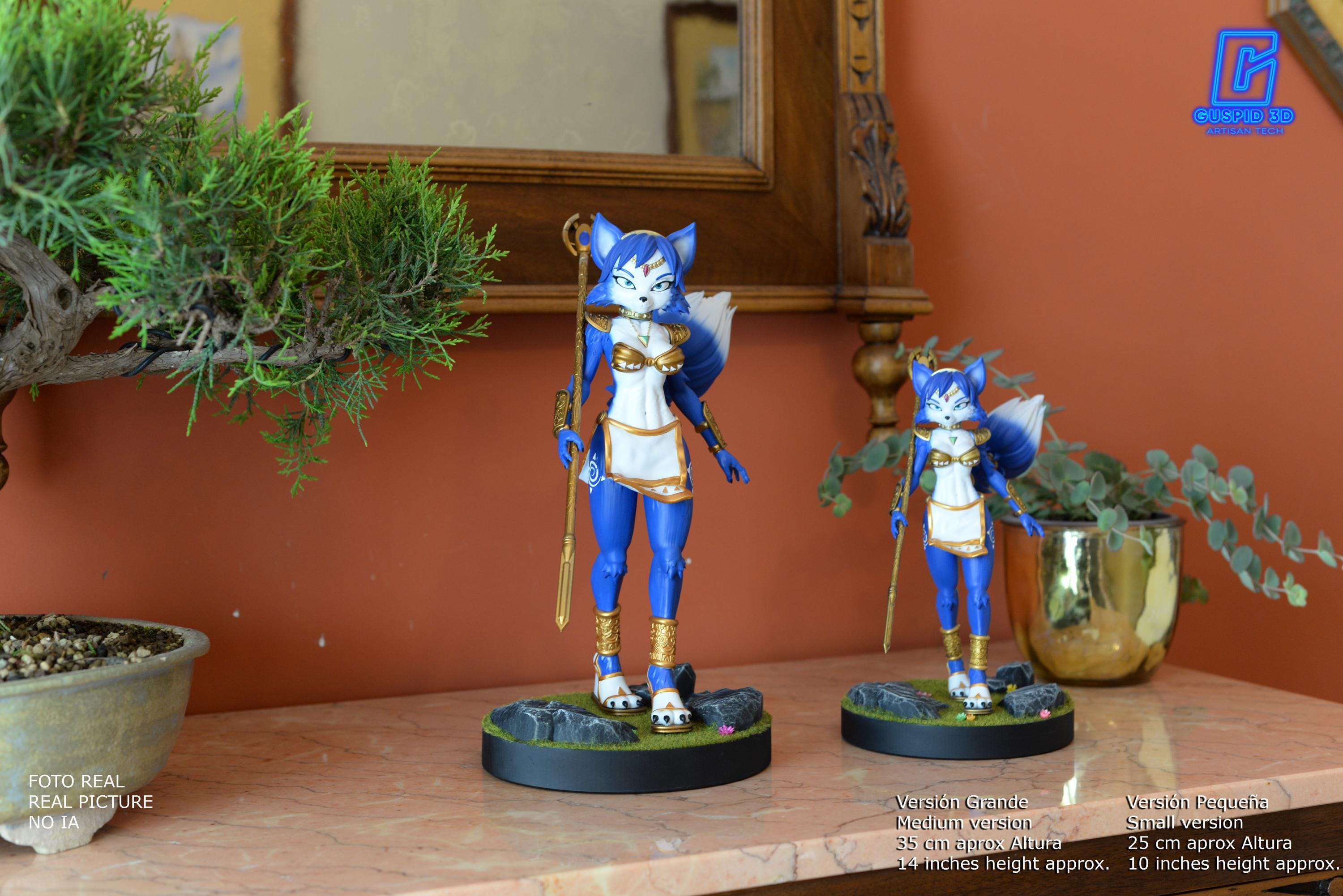 3D Figure Krystal Primitive - Star Fox - Figure - Print 3D - Resin ...