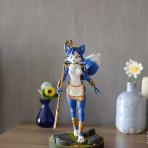 3D Figure Krystal Primitive - Star Fox - Figure - Print 3D - Resin ...