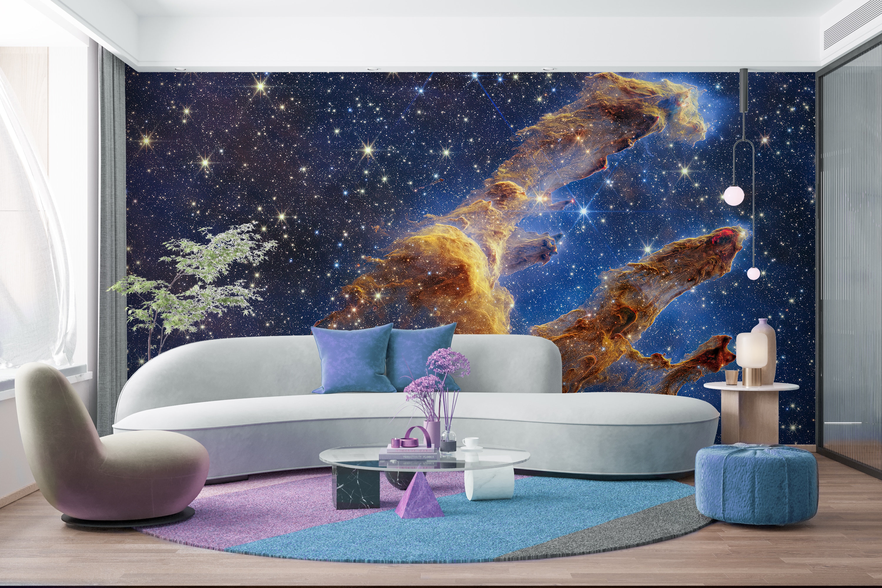 NASA James Webb Wallpaper Space Wall Painting Space - Etsy Australia