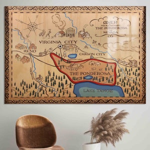 Best Movie Map Wall Table, Movie Map Glass Printing, Map Art, Best ...