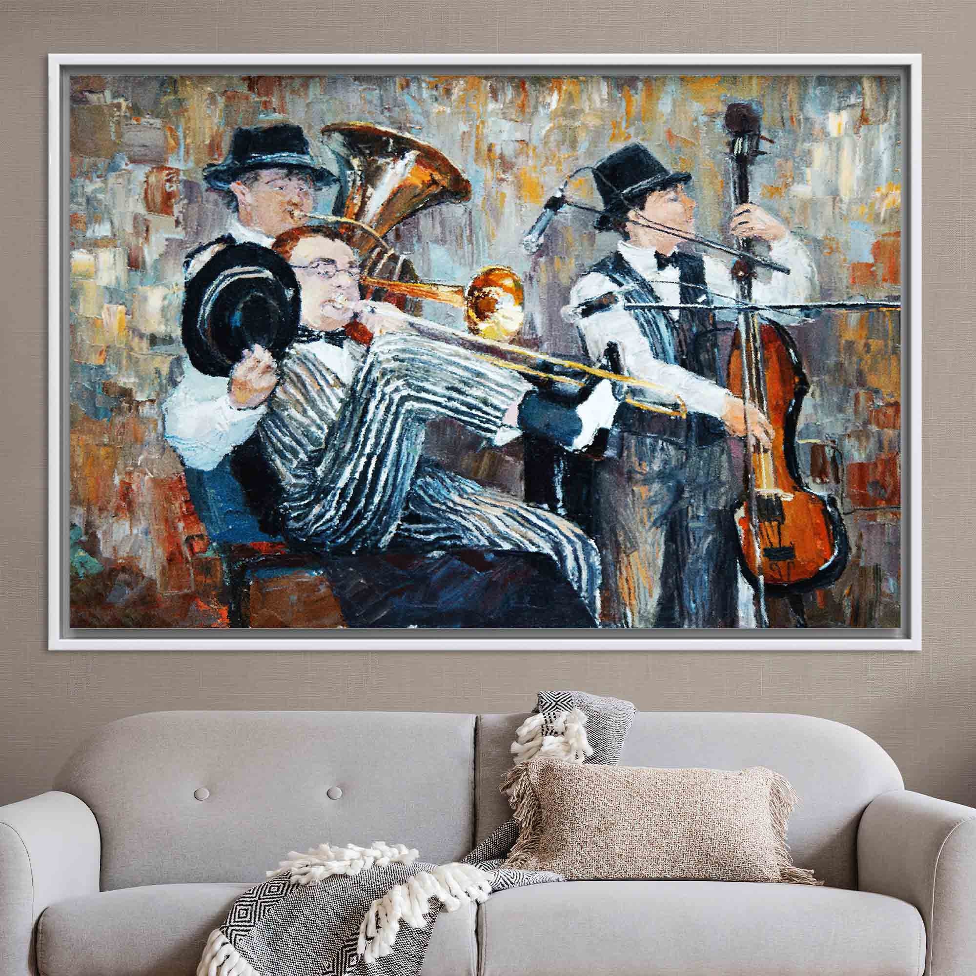 Abstract Jazz Glass Art Music Room Art Abstract Jazz - Etsy